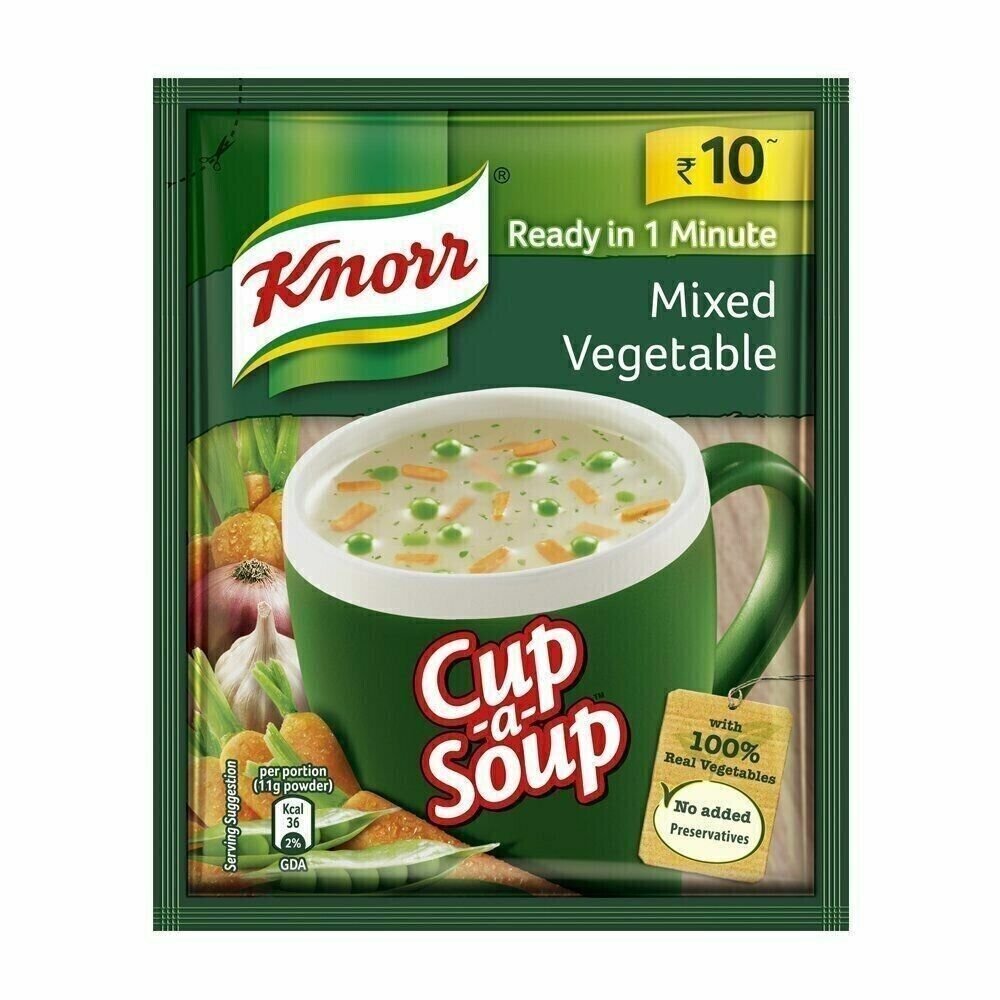 10 Pack of Knorr Cup A Soup Instant Mix Vegetable Soup • Made with 100%...