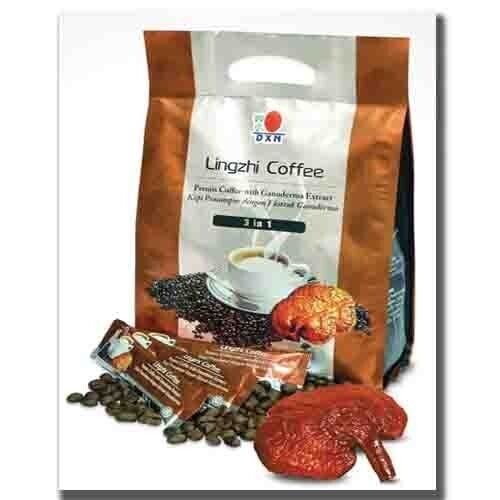 DXN Lingzhi Coffee 3 in 1 Ganoderma Reishi Instant Classic Cafe Free ...