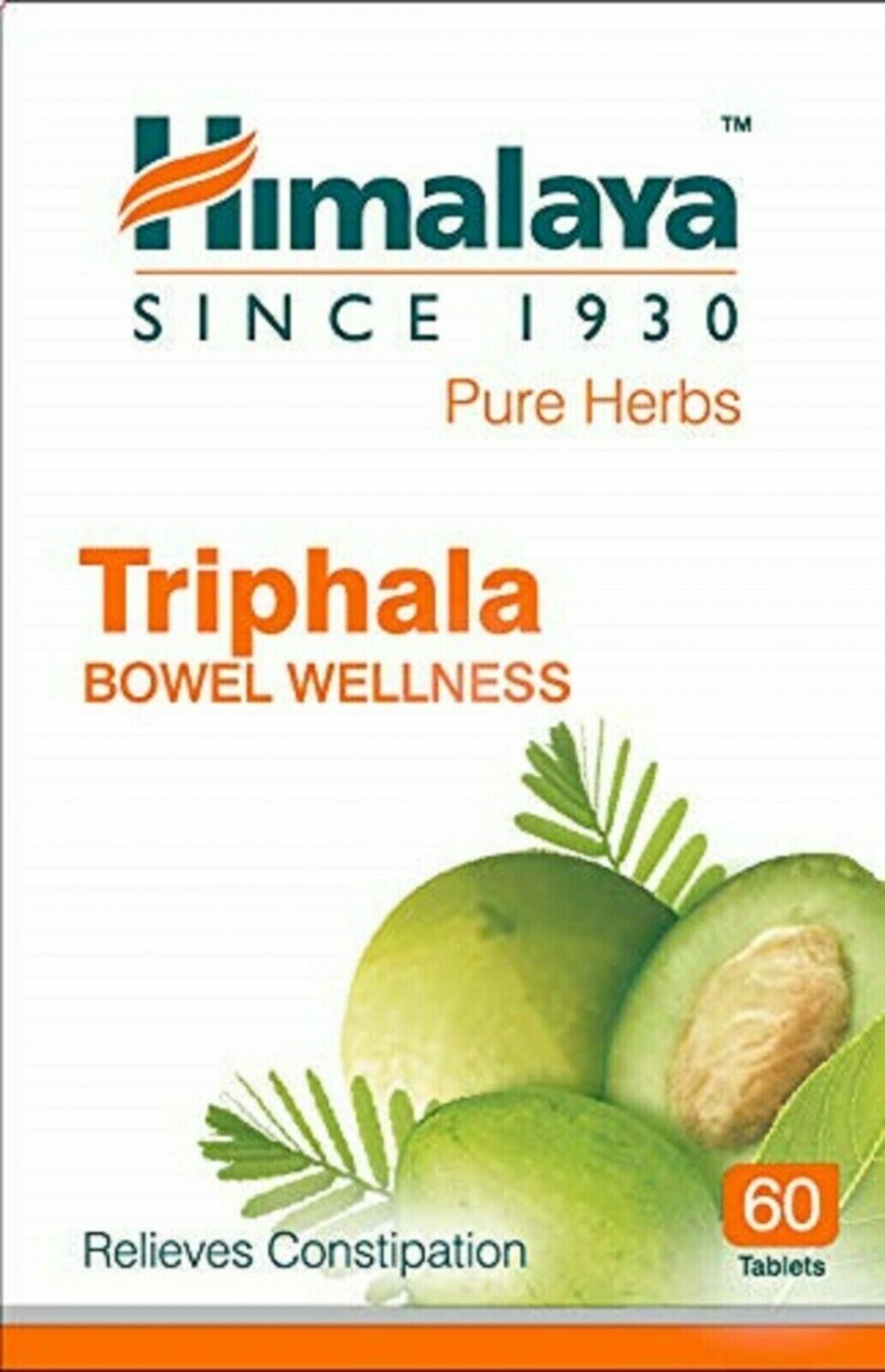 Himalaya Wellness Triphala Bowe |Relieves constipation| - 60 Tablets ...