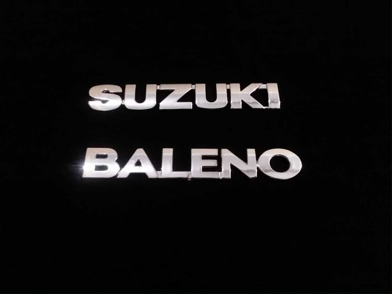 SUZUKI And BALENO Emblem - Genuine Car Accessory