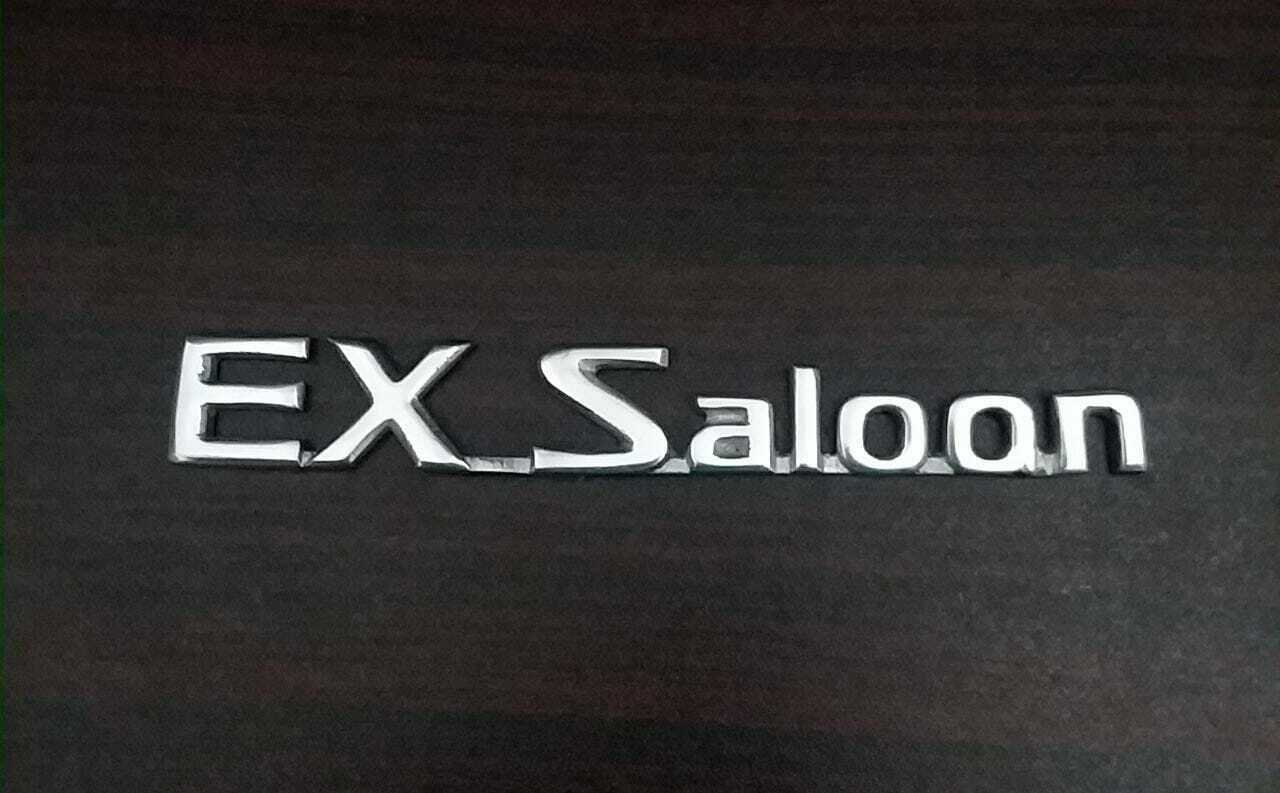 EX SALOON Emblem In Metal - Premium Car Badge