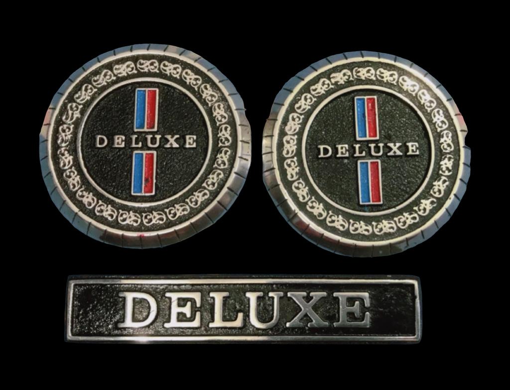 DATSUN DELUXE 3 Piece Emblem - Classic Car Badges