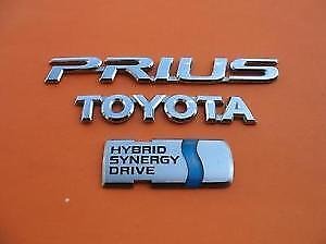 Toyota Prius Hybrid Car Emblem - Stylish Car Badges