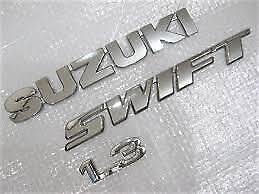 Suzuki Swift 1.3 Car Emblem Set - Premium Car Badges
