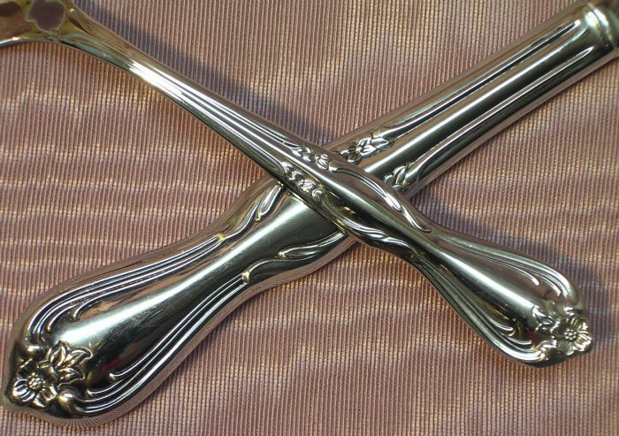 INTERNATIONAL SOUTHERN SPLENDOR PAVAN TEASPOON & PLACE KNIFE INSICO ...