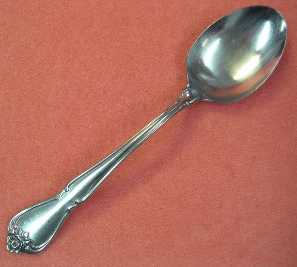ONEIDA LTD 1881 ROGERS ARBOR TRUE ROSE CHAPLET PLACE SPOON STAINLESS ...