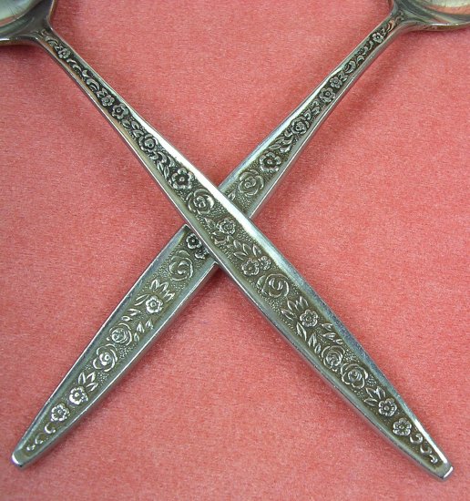 INTERPUR INR 32 INR32 3 SPOONS & FORK STAINLESS FLATWARE SILVERWARE