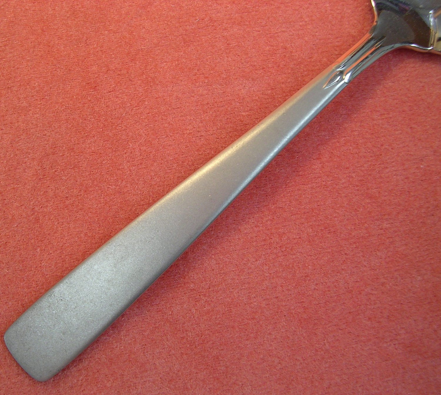 ONEIDA ACCENT FROSTED ONEIDACRAFT DELUXE SUGAR SPOON STAINLESS FLATWARE ...