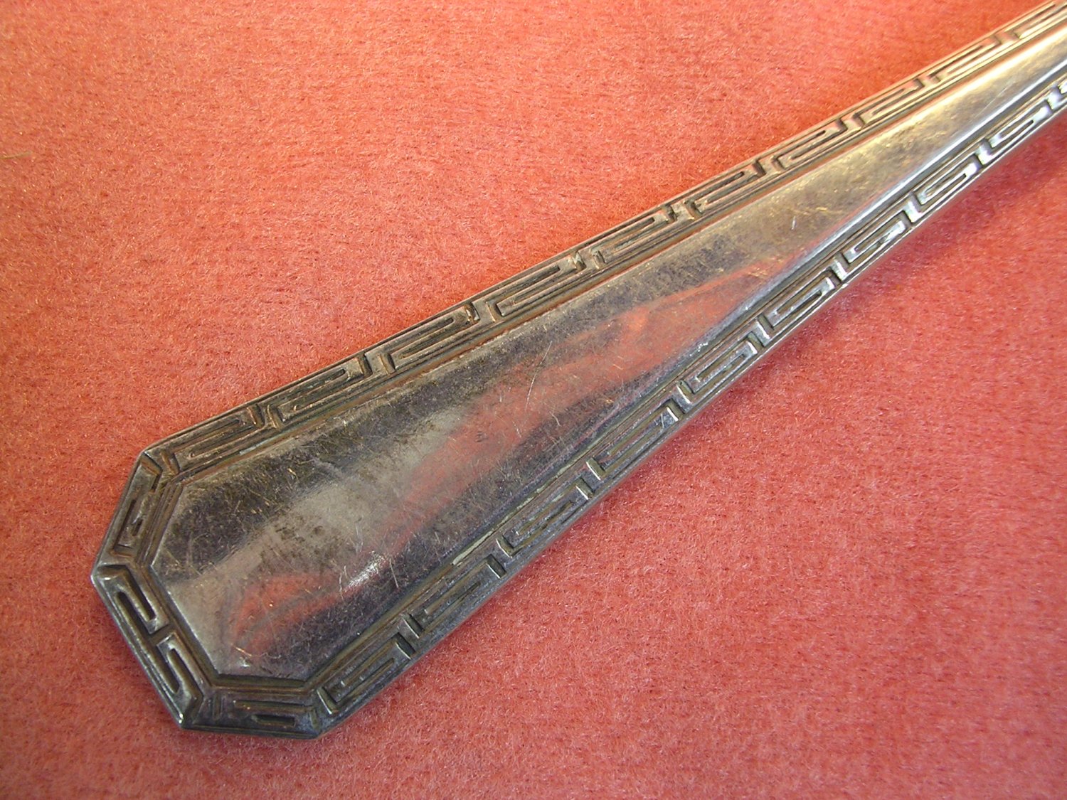 1835 R WALLACE ATHENA SERVING FORK SILVERPLATE FLATWARE SILVERWARE