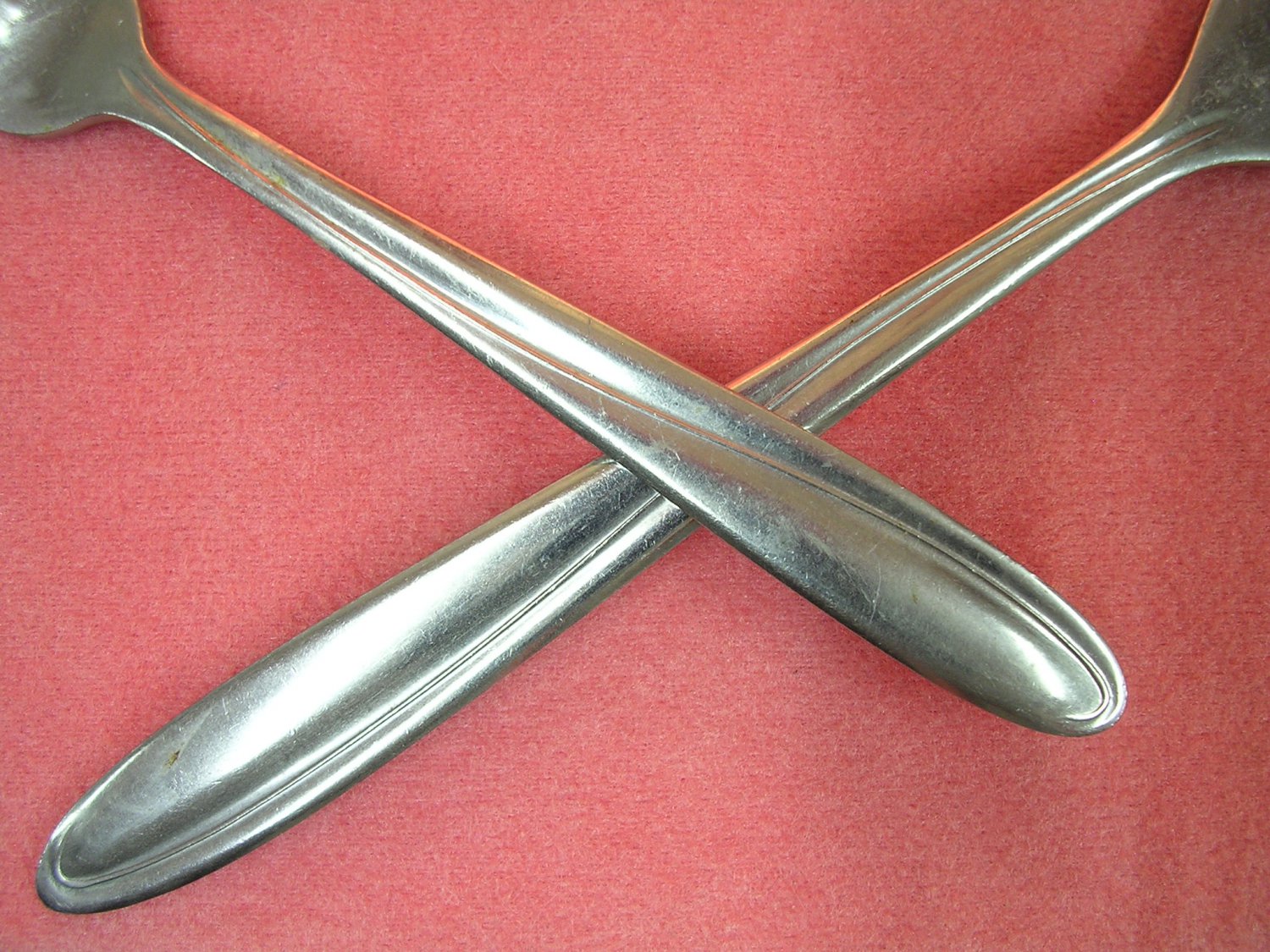 RIVIERA RIF 5 RIF5 2 FORKS & SEAFOOD FORK STAINLESS FLATWARE SILVERWARE