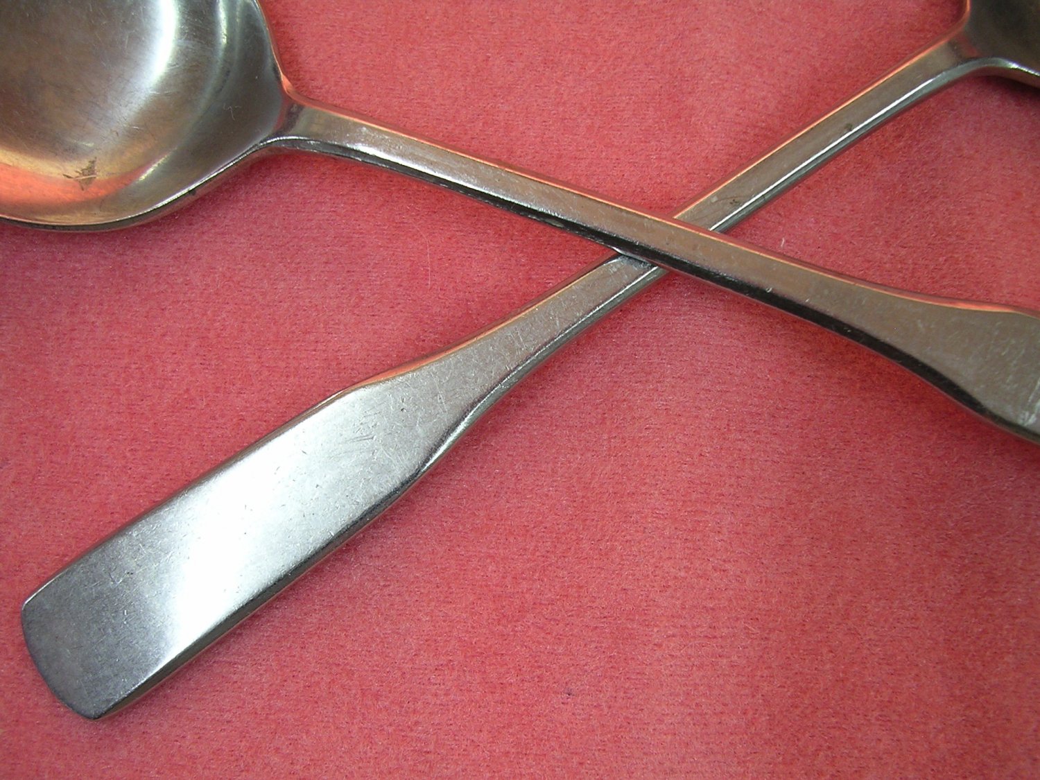 REED & BARTON FIDDLER 2 PLACE SPOONS REBACRAFT STAINLESS FLATWARE ...