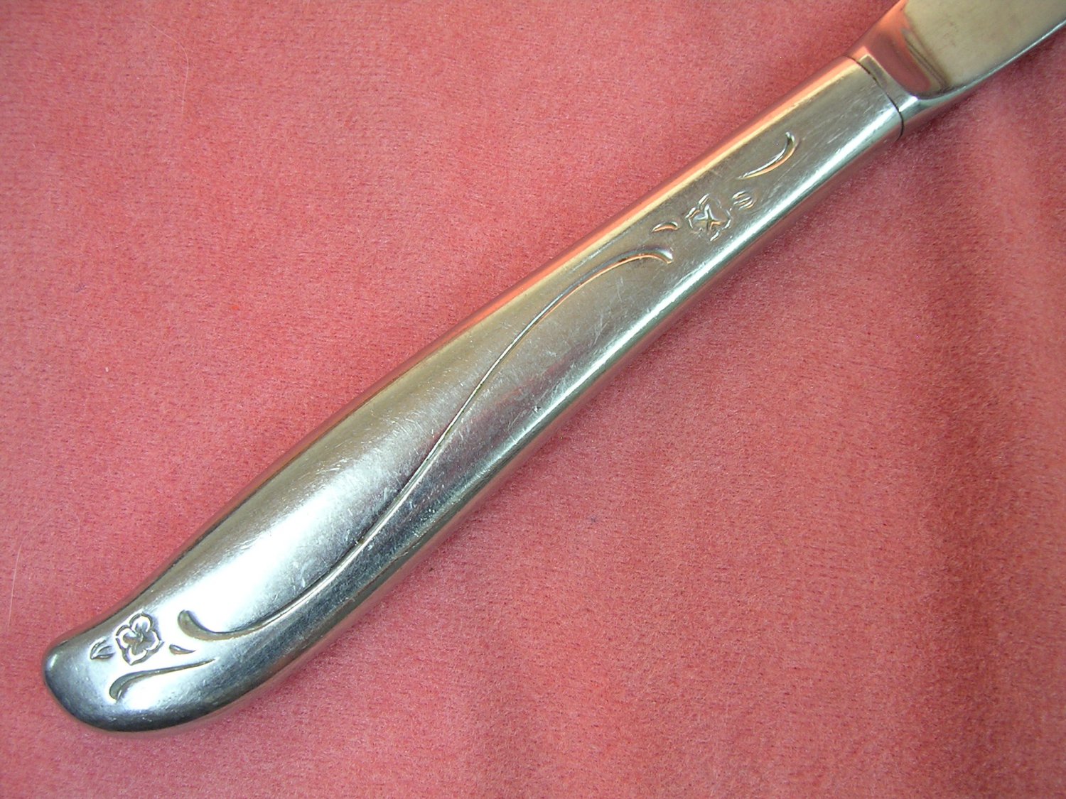 INTERNATIONAL WOODLORE KNIFE INSICO STAINLESS FLATWARE SILVERWARE