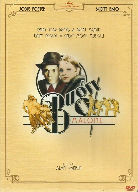 BUGSY MALONE JODIE FOSTER SCOTT BAIO JOHN CASSISI MARTIN LEV MOVIE DVD 1976