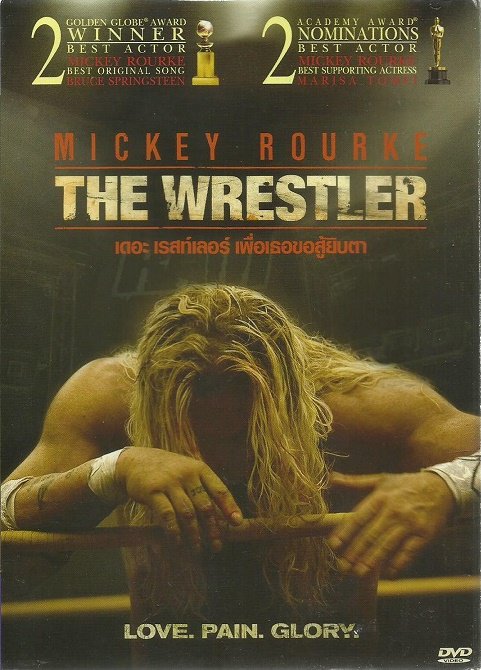 THE WRESTLER MICKEY ROURKE MARISA TOMEI EVAN RACHEL WOOD MOVIE DVD 2008