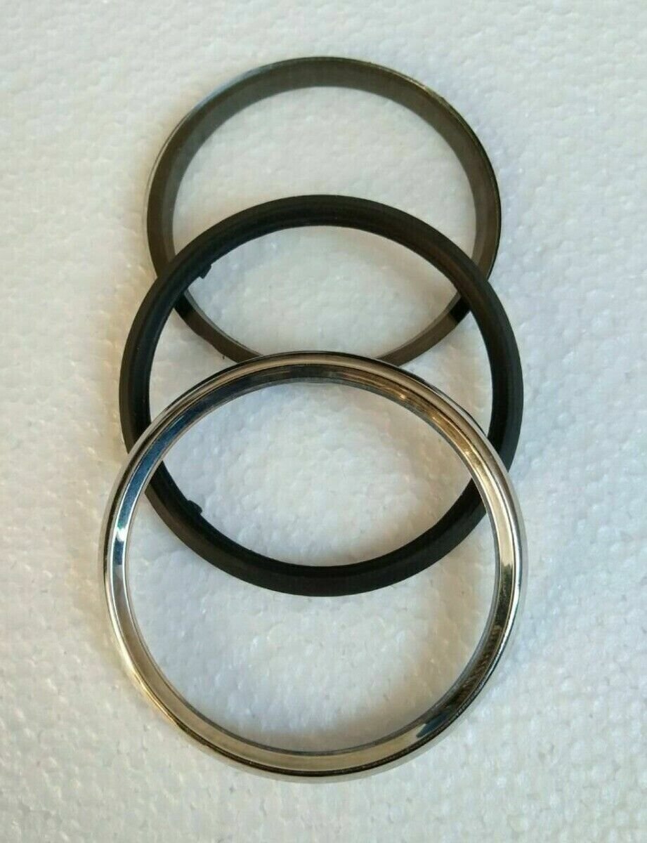 Chrome Bezel glass Repair Kit for 80 mm Speedo Tacho case
