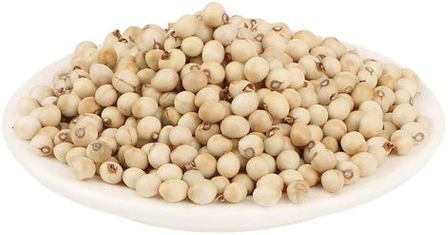 GUNJA SAFED SEEDS - CHIRMATI SAFED BEEJ - WHITE RATTI - ABRUS PRECATORIUS