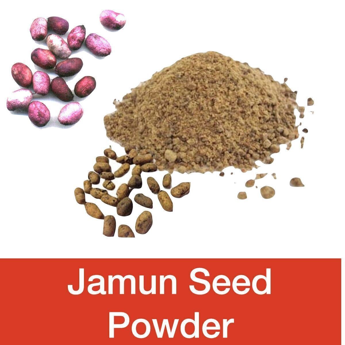 JAMUN SEEDS POWDER - SYZYGIUM CUMINI - BLACK PLUM - JAVA PLUM