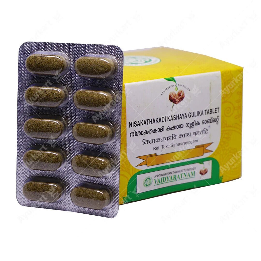 VAIDYARATNAM PATOLADI KASHYA GULIKA TABLET - 100 NOS. AYURVEDIC MEDICINE