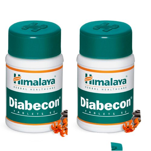 Himalaya Harbal DIABECON Tablets (60 Nos.) For Blood sugar Supports ...