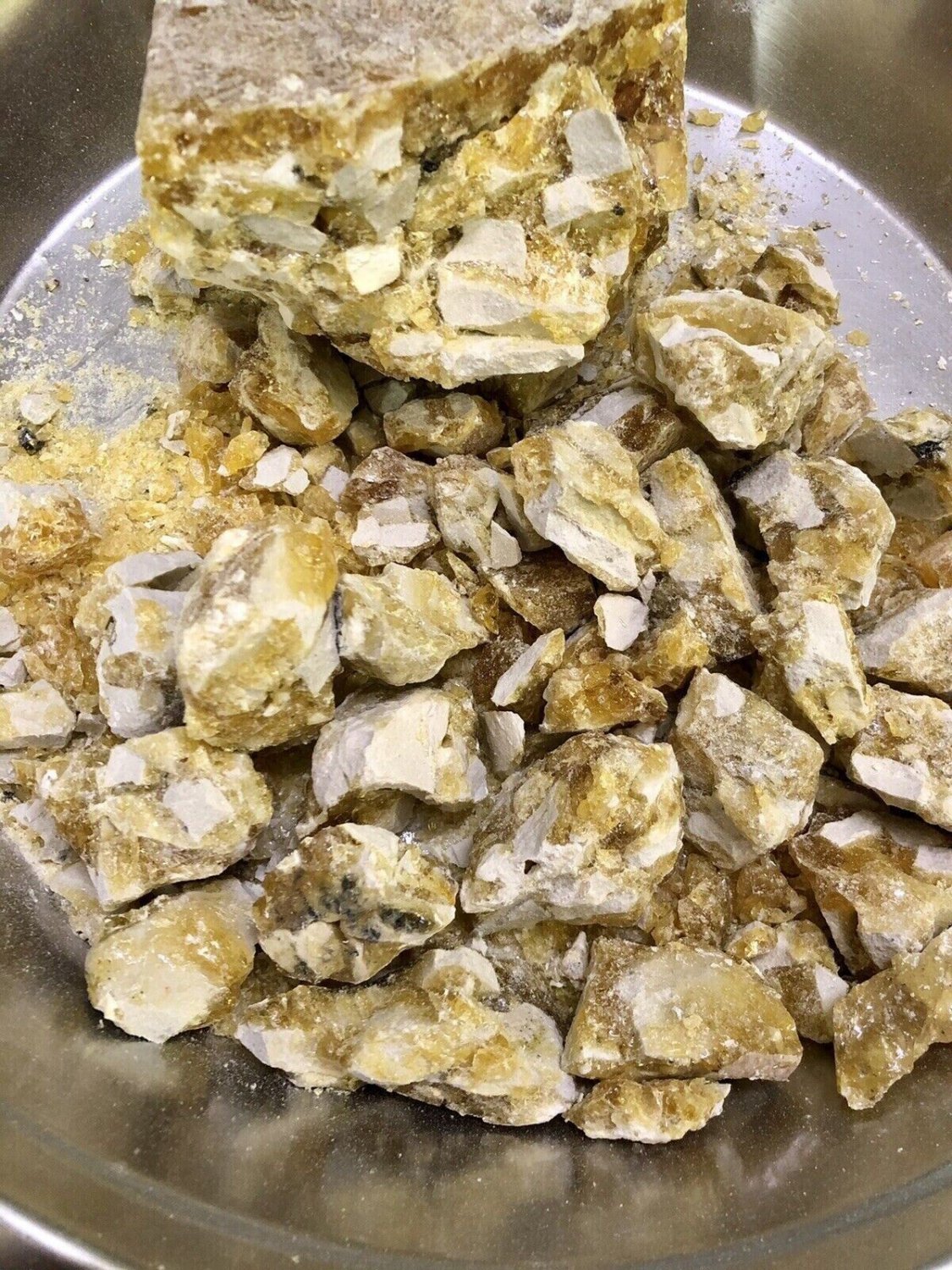 Indian PURE SAMBRANI LOBAN LOBHAN BENZOIN GUM RESIN DHOOP Dry Yellow