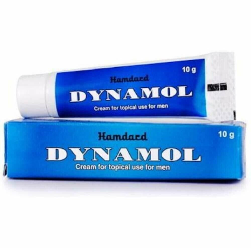 5 Tubes Hamdard Dynamol Cream For Topical Use For Men 10 gm | Free Shipping