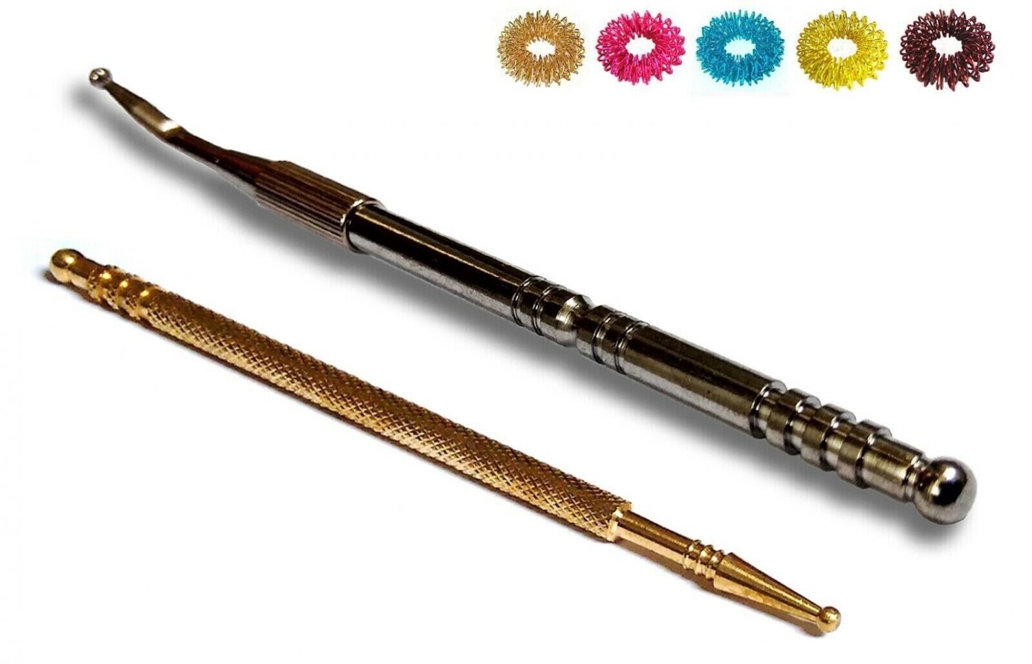 Sujok Acupressure Metal Probe Diagnostic Slim & Auricular Silver Jimmy ...