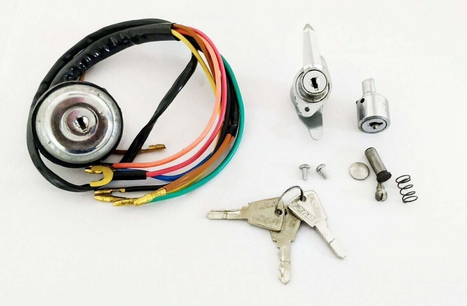 NEW AC IGNITION SWITCH TOOLBOX & STEERING LOCK SET COMMON KEY FOR ...