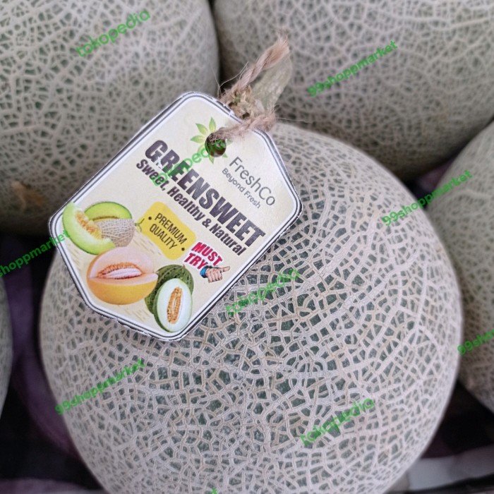 20 Pcs Green Muskmelon Sweet Melon