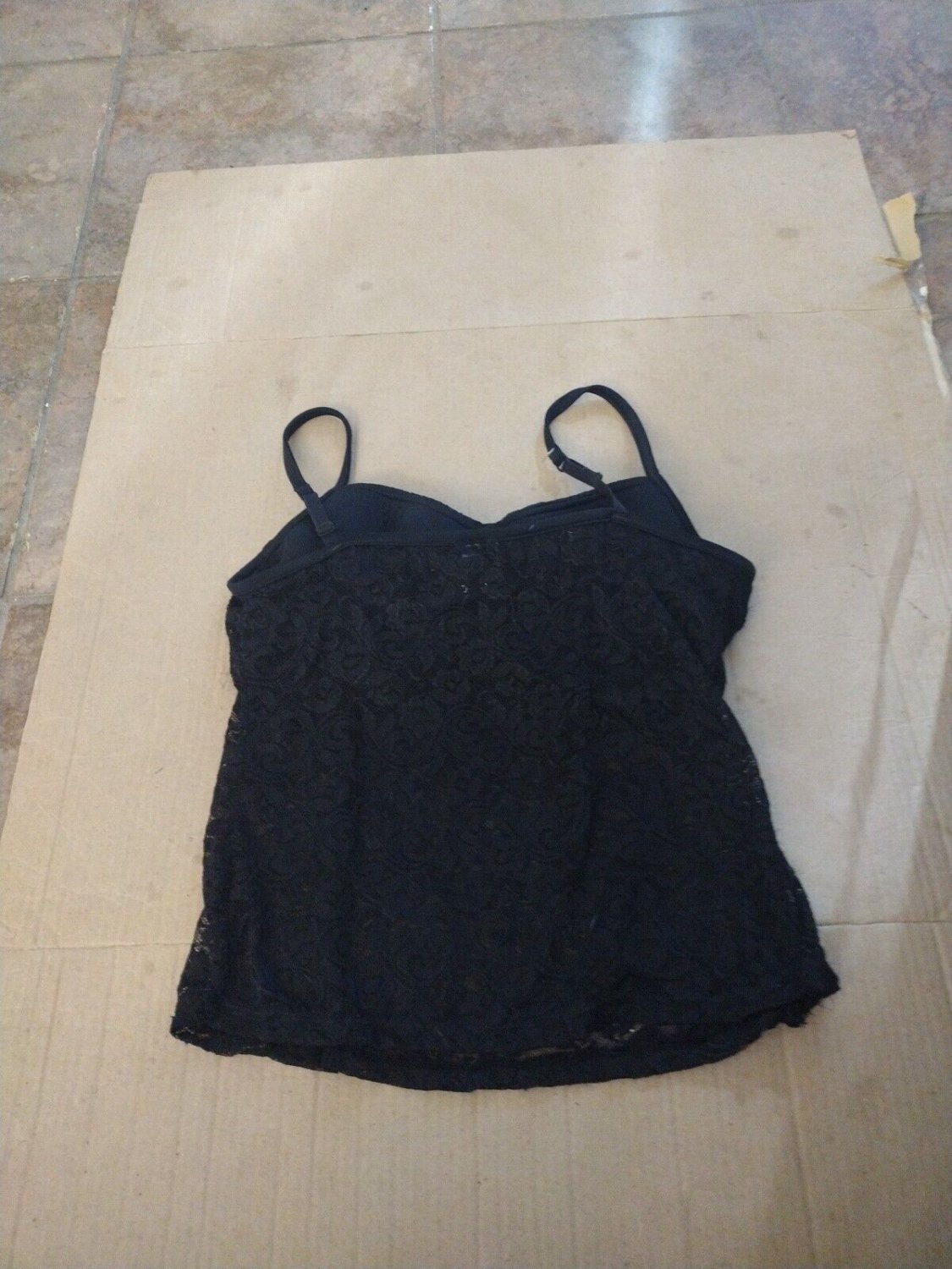 Women's Intimates Black Lace Bay Studio Brand Size 38C Underwire Support.