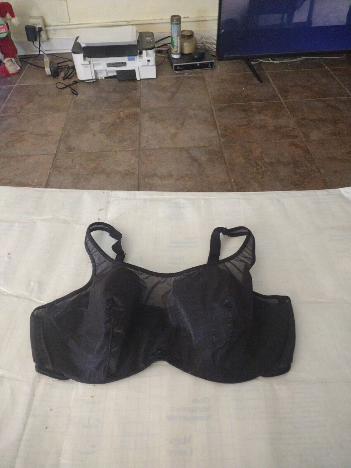 Women's Bra Black Wonderbra Brand Size 38C Underwire.