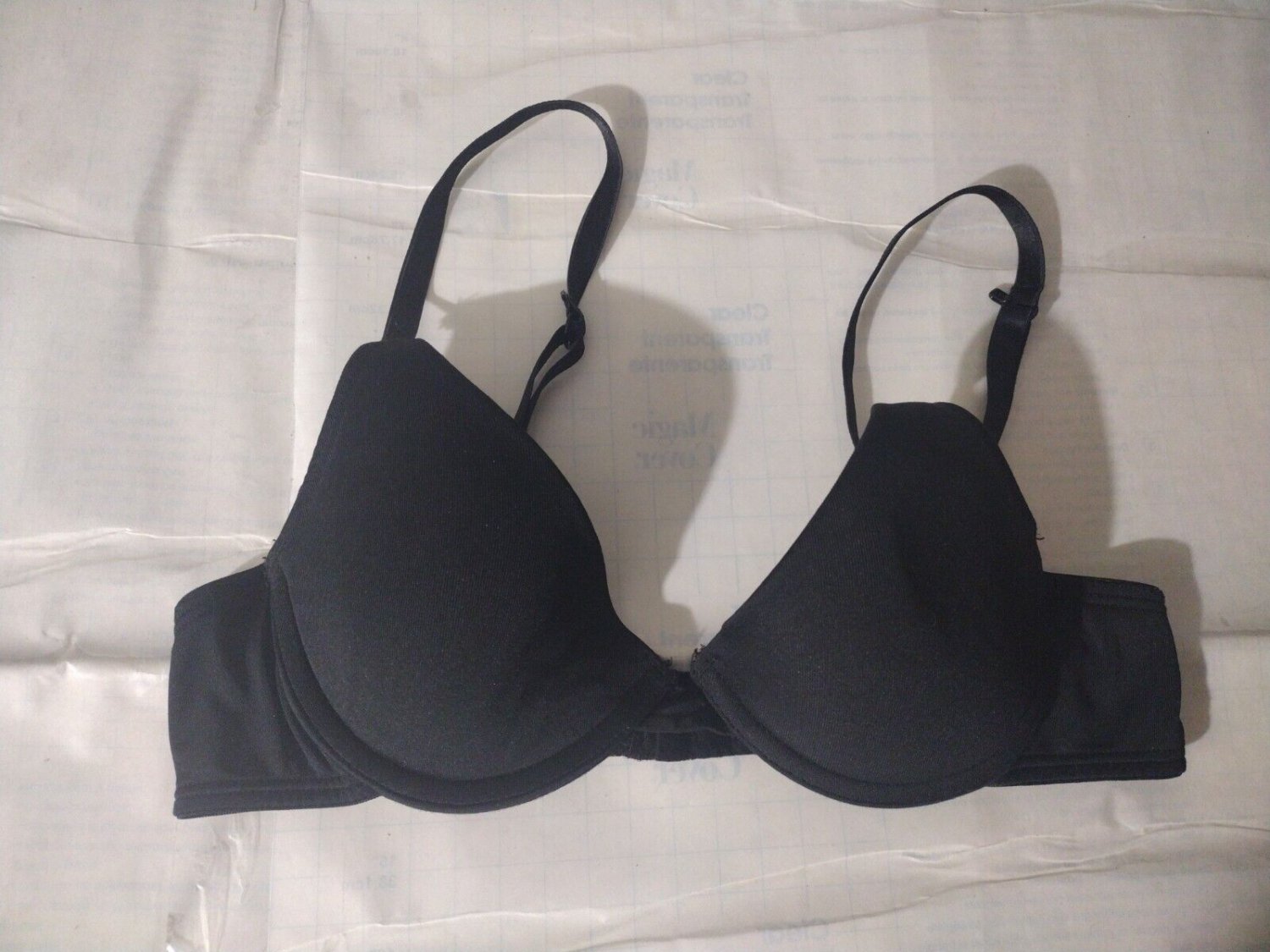 Women's Bra Black So Brand Size 34A Underwire.