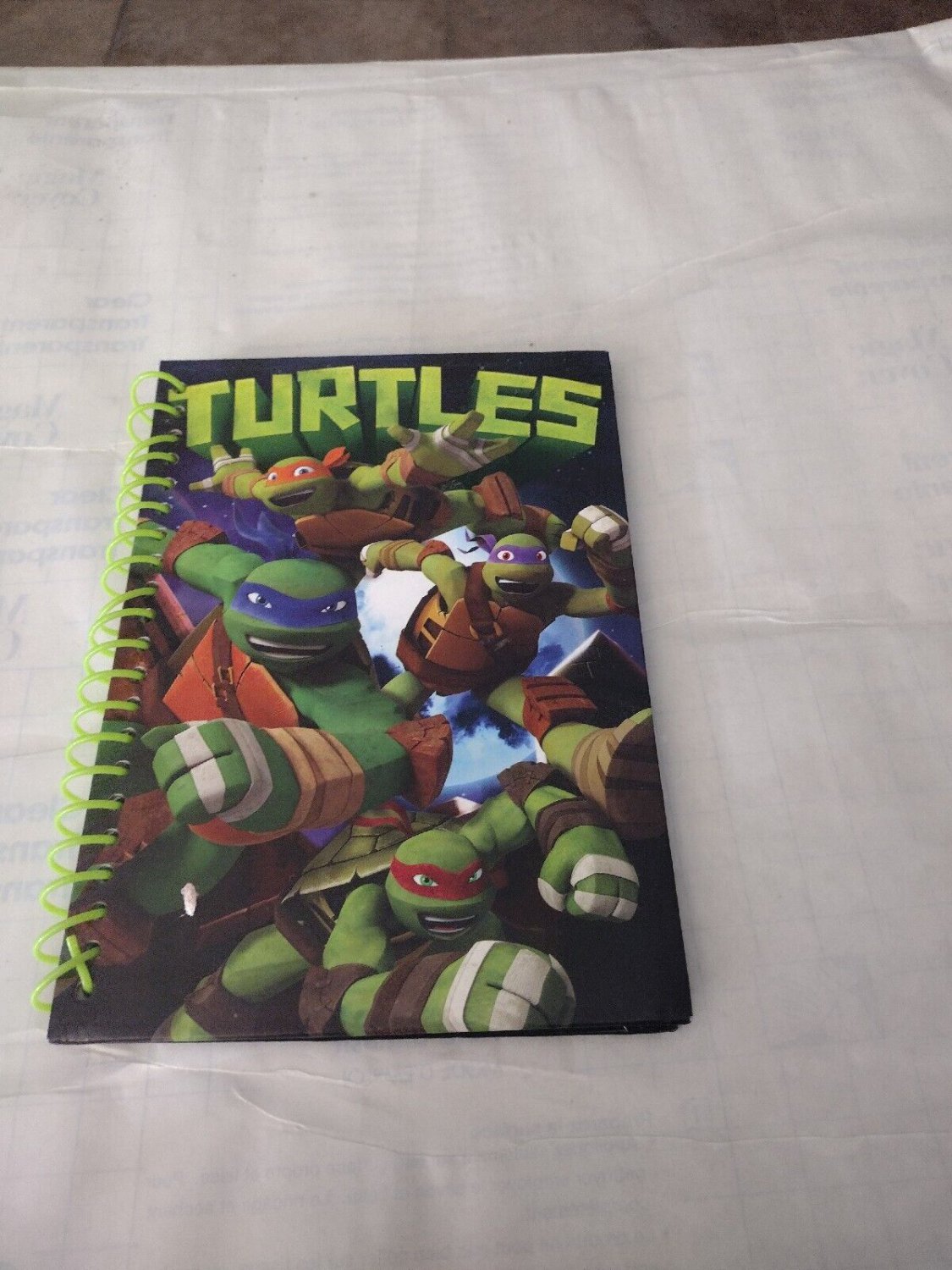 Teenage Mutant Ninja Turtles School Journal Diary Notebook 48 Sheets NEW!