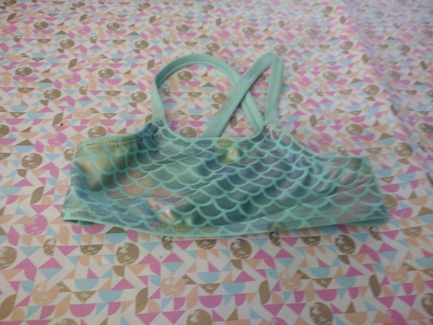 Girl's Adorable Little Swim Suit Top X-Small 4-5.