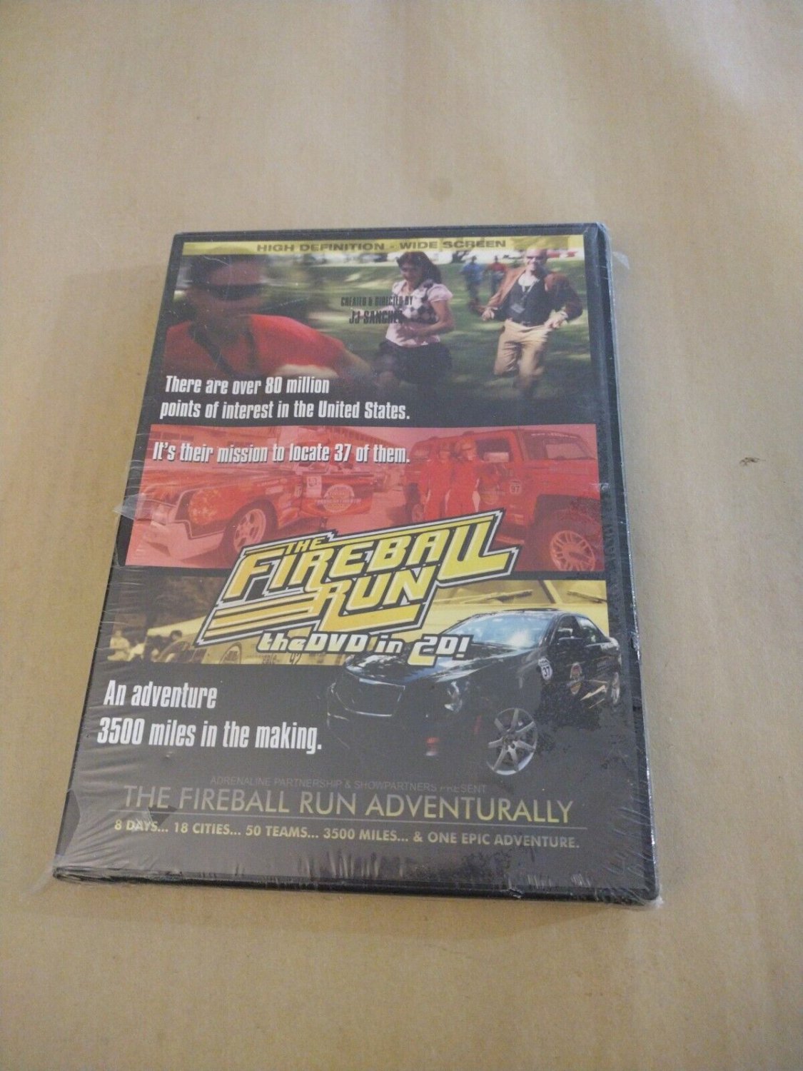 THE FIREBALL RUN : THE FIRST MOVIE (DVD)BRAND NEW FACTORY SEALED.