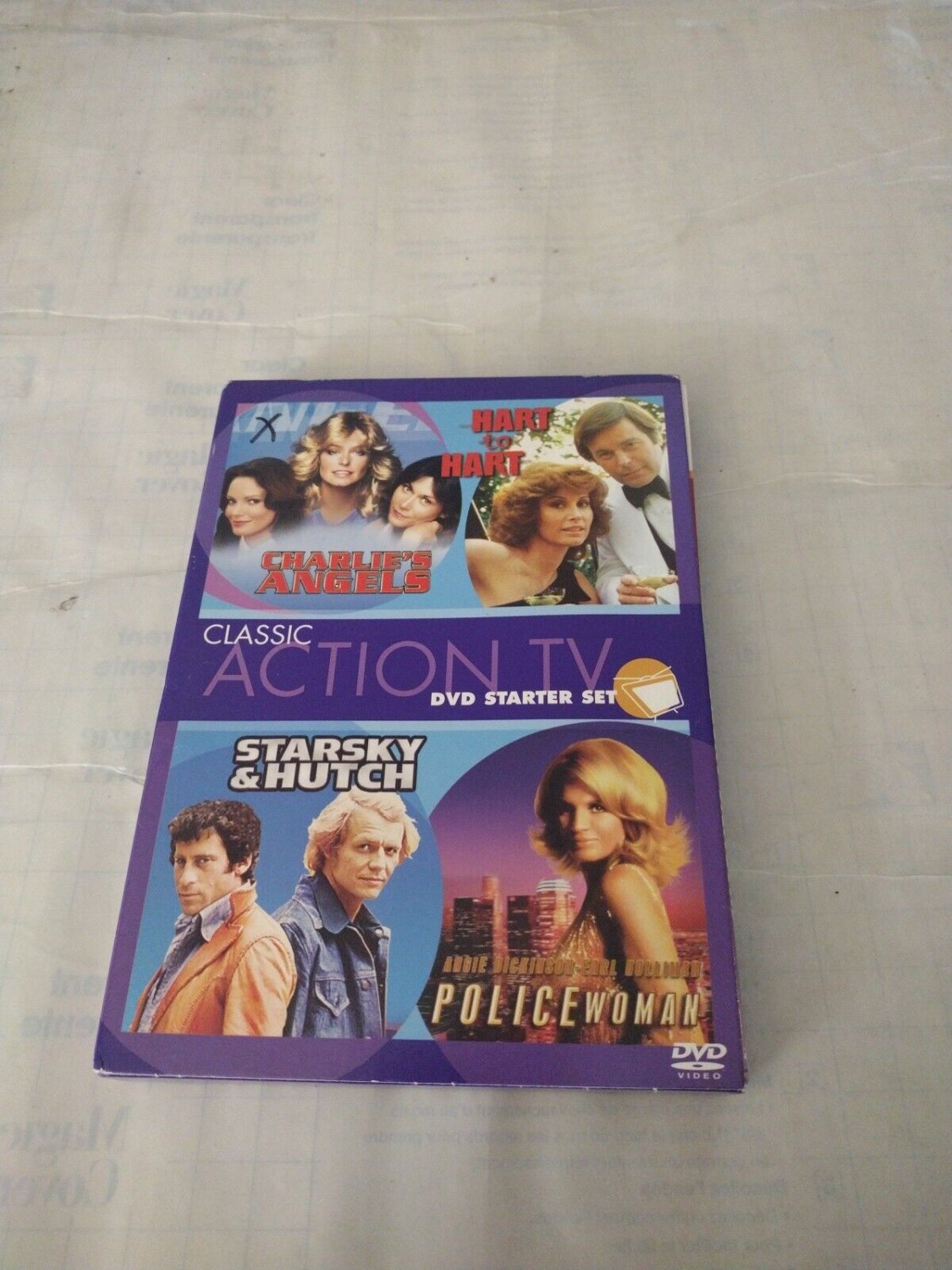 Charlie’s Angels Hart to Hart Starsky & Hutch Police Woman DVD Starter Set.