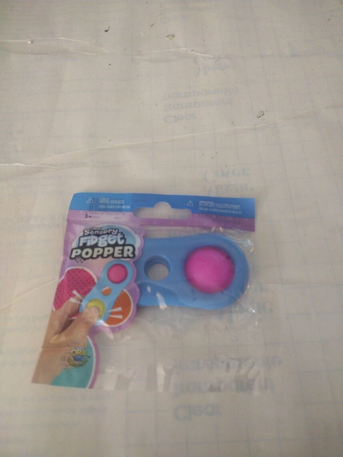 ,ORB SENSORY SMALL SIZE BUBBLE POPPER FIGIT TOY New.