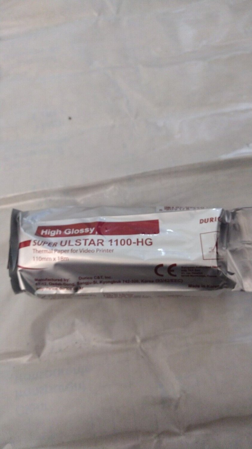 One ROLL Durico High Glossy Super Ulstar 100-HG Thermal Paper For Video ...