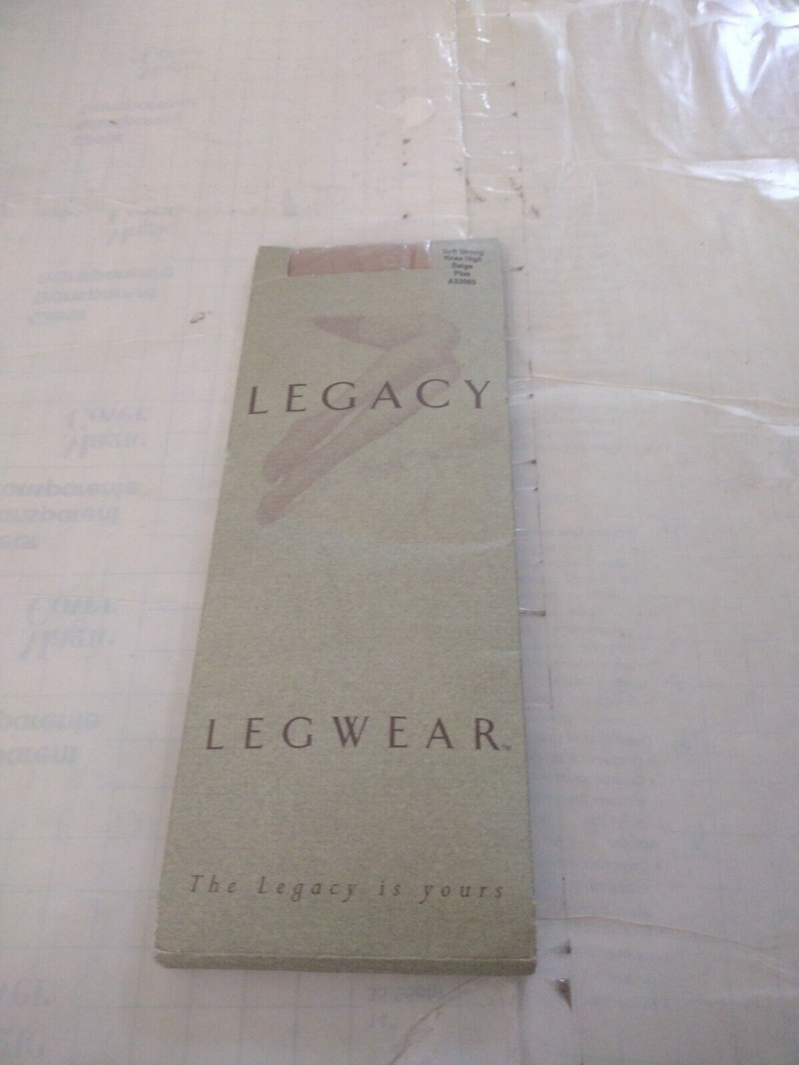 Women's Soft andf Strong Legacy Brand Knee Highs Beige Plus Sized NEW!