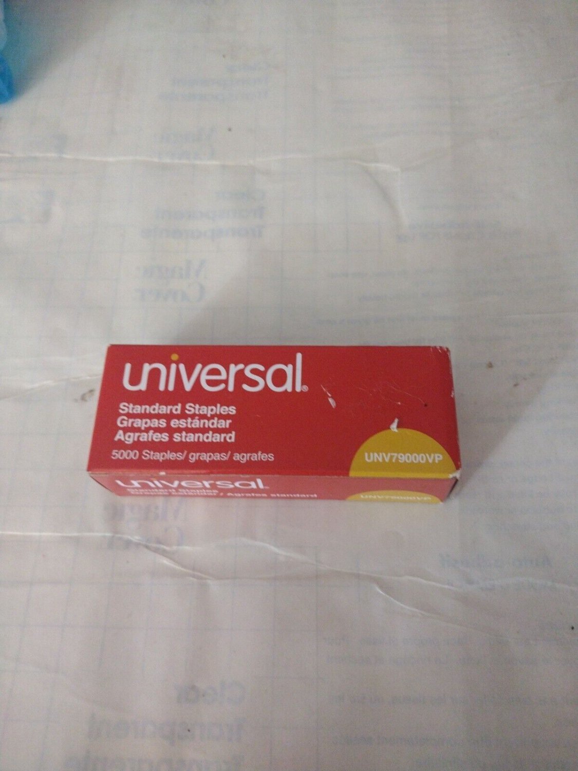 (5000-Pk) Universal Standard Count Staples UNV79000 NEW!