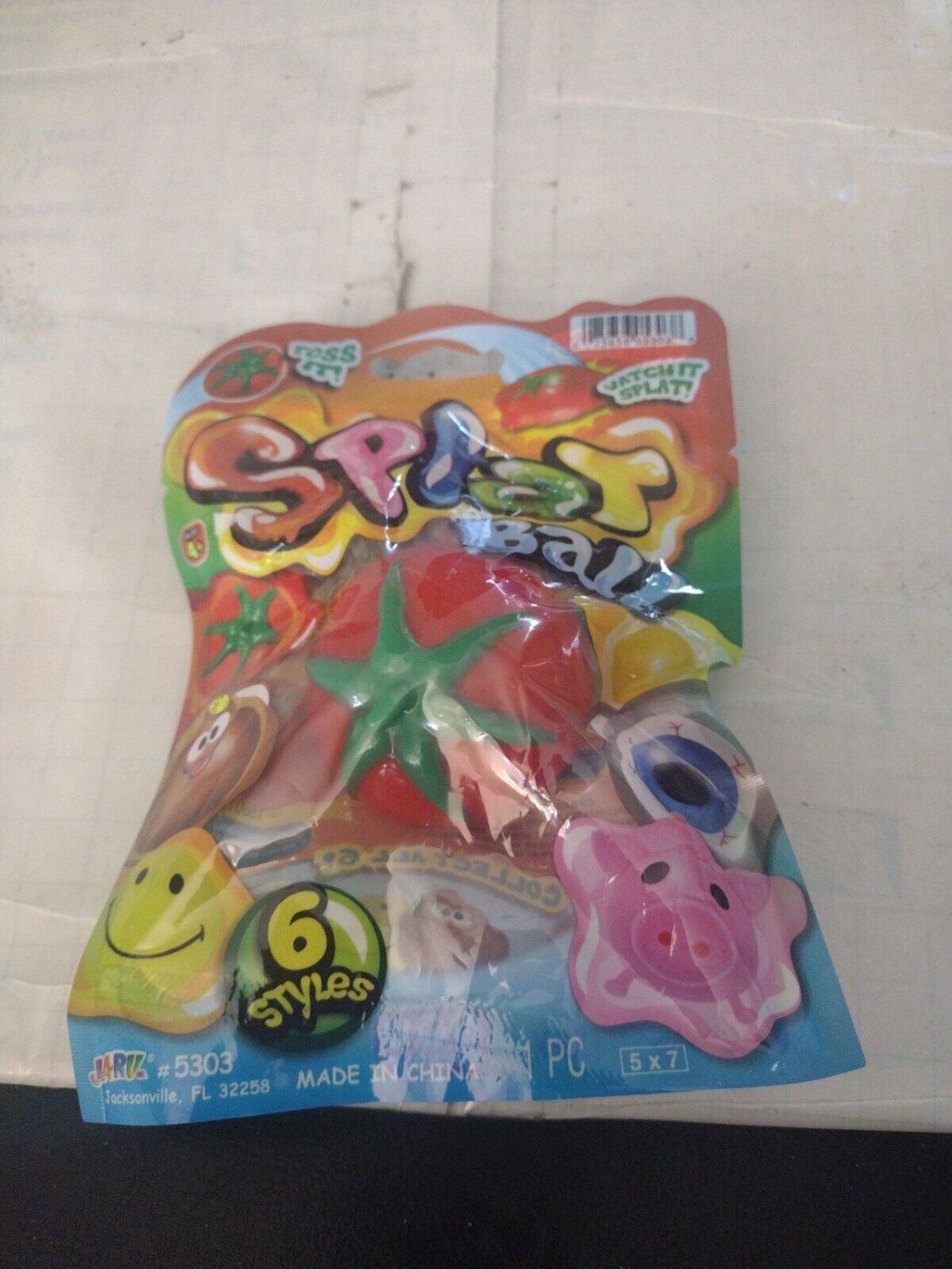 Jaru Splat Ball Squishy Tomato Toy Stress Ball - New