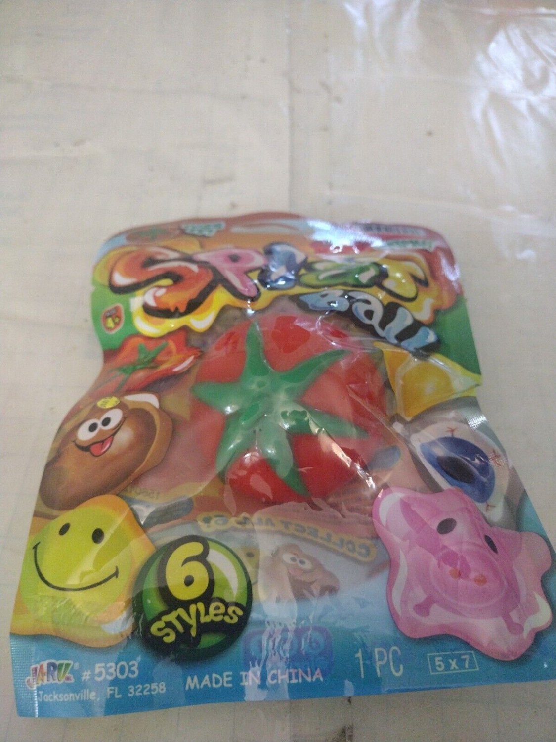 Jaru Splat Ball Squishy Tomato Toy Stress Ball - New