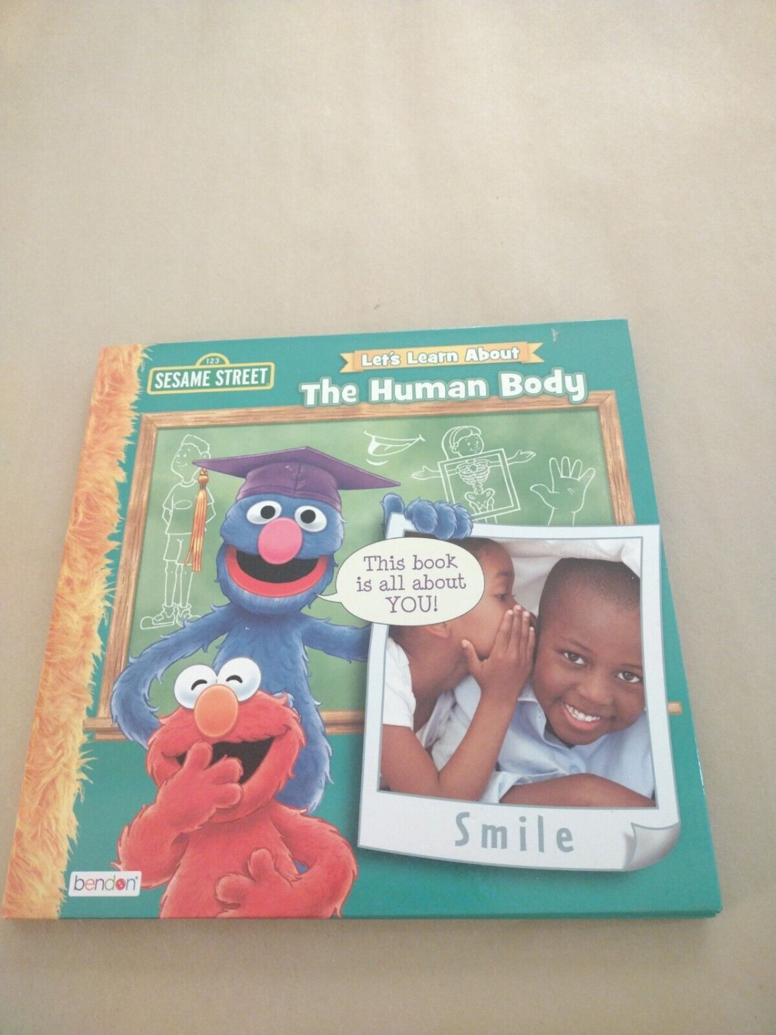 2017 Bendon Sesame Street Let's Learn About the Human Body Book - New