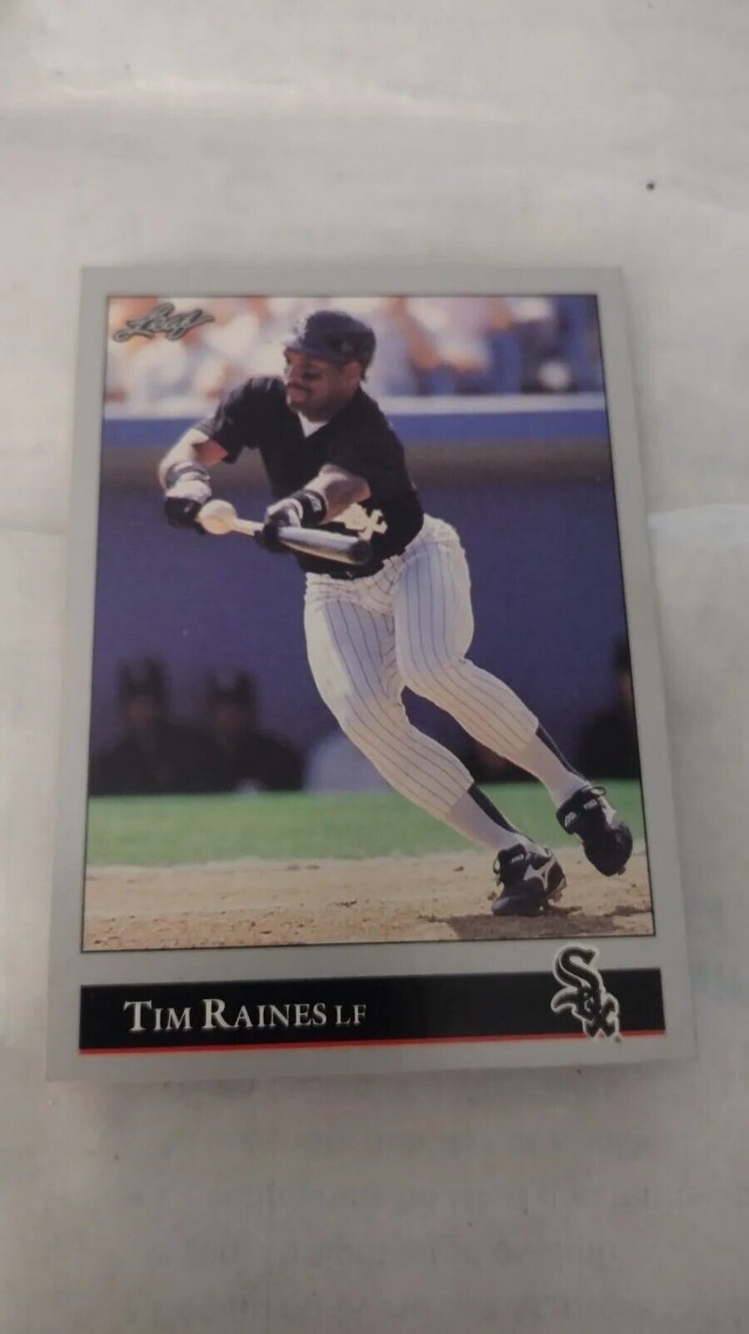 1992 Leaf HOF #37 Tim Raines FREE SHIPPING!
