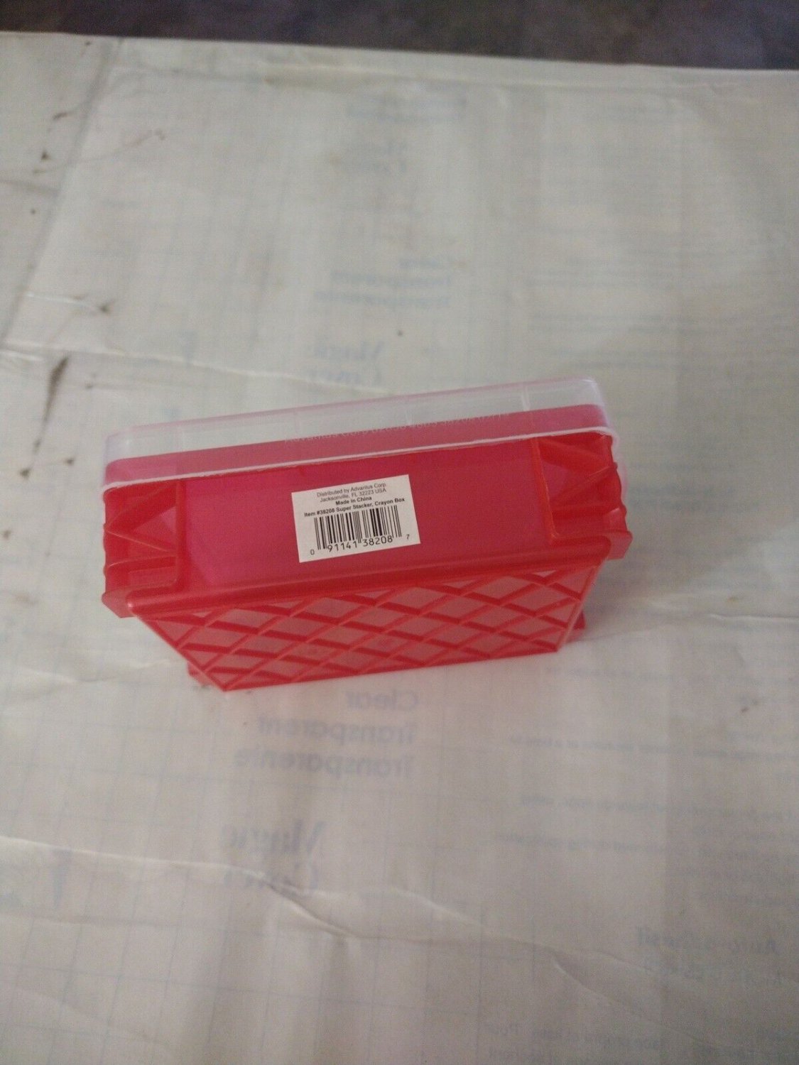 **Advantus Super Stacker Crayon Box - Will Hold Approximate 1 Box Crayons.