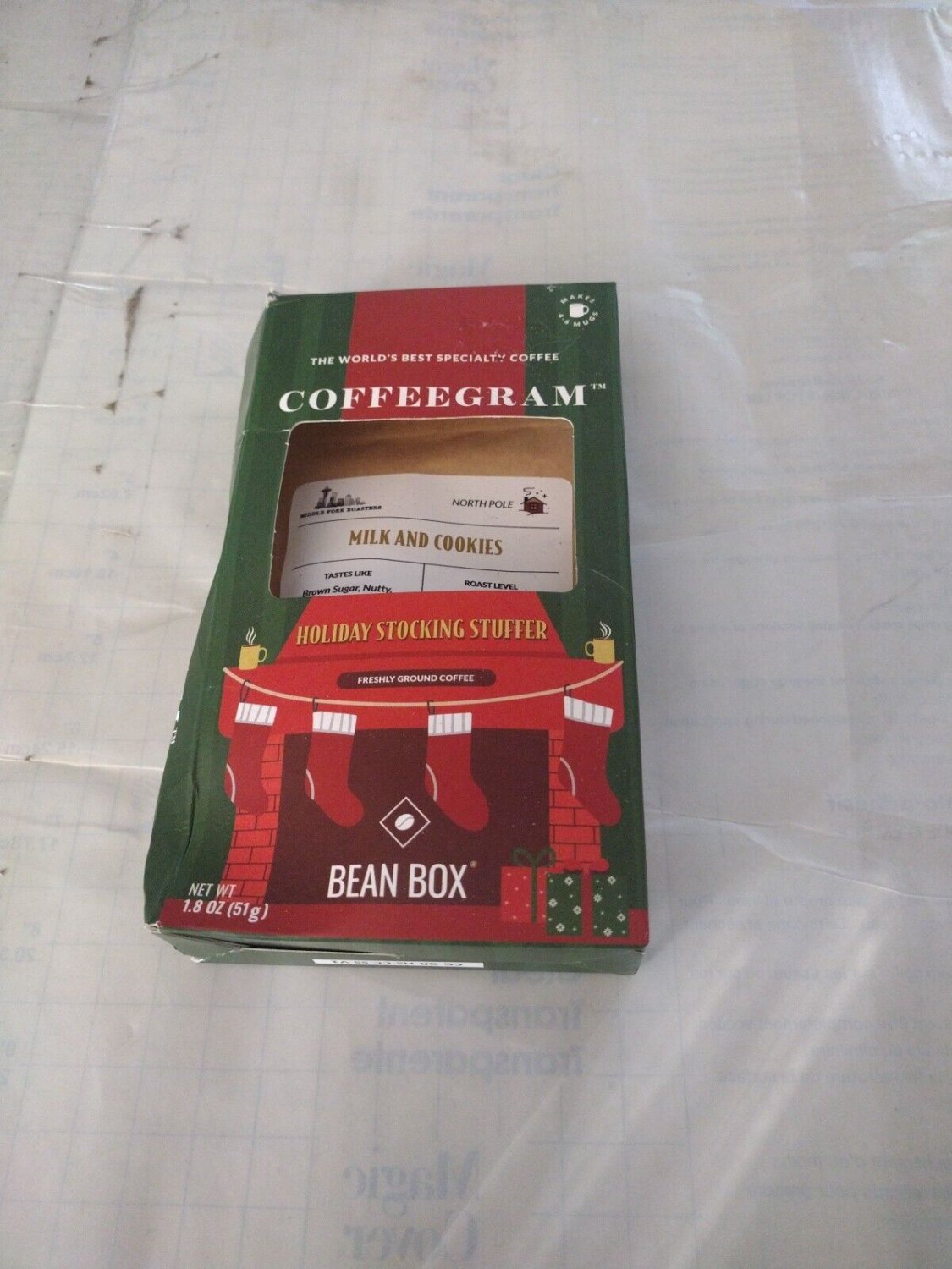 1 Serving Bean Box Coffeegram Holiday Coffee Milk & Cookies medium ...