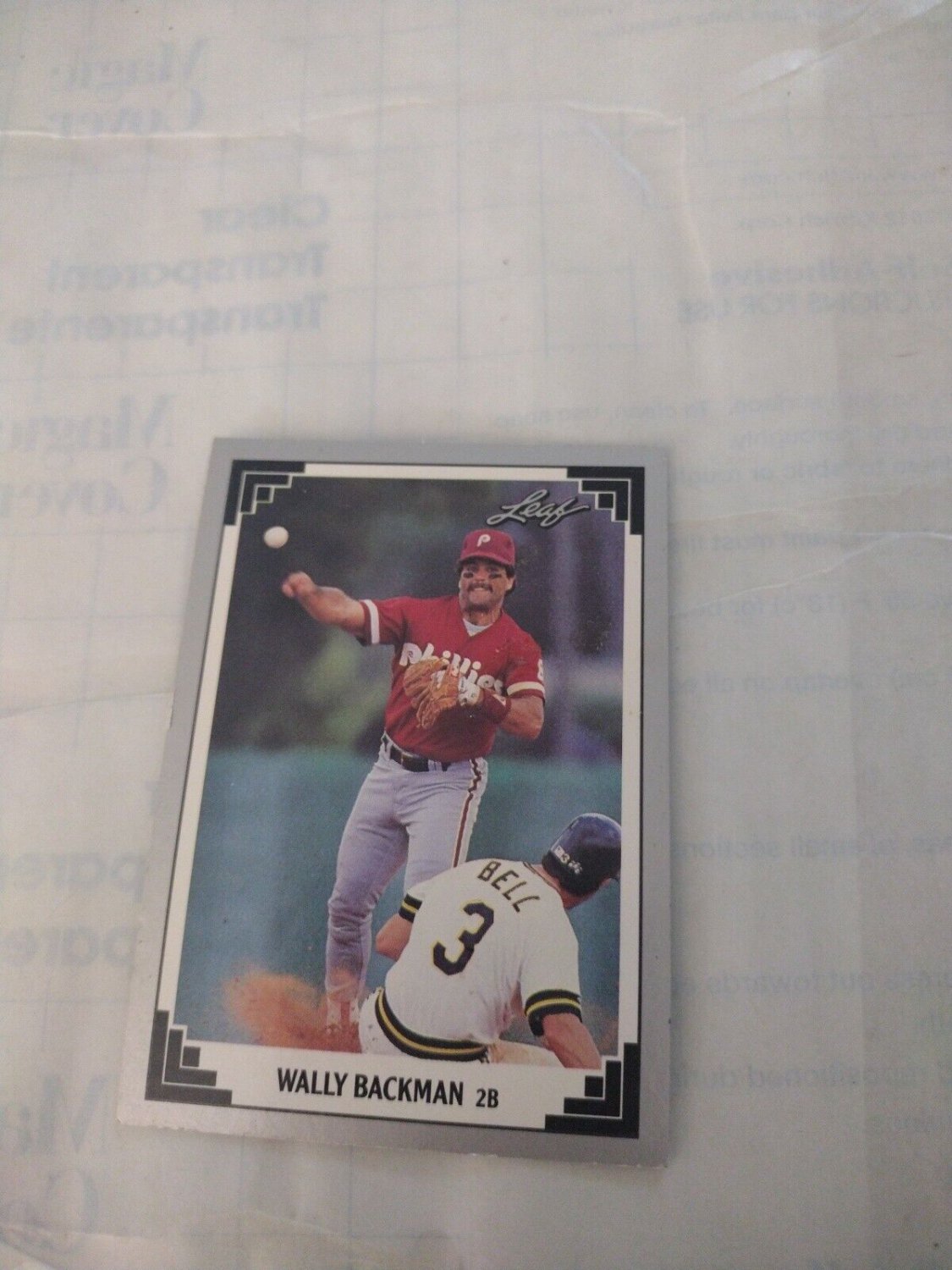 1991 Leaf - #482 Wally Backman