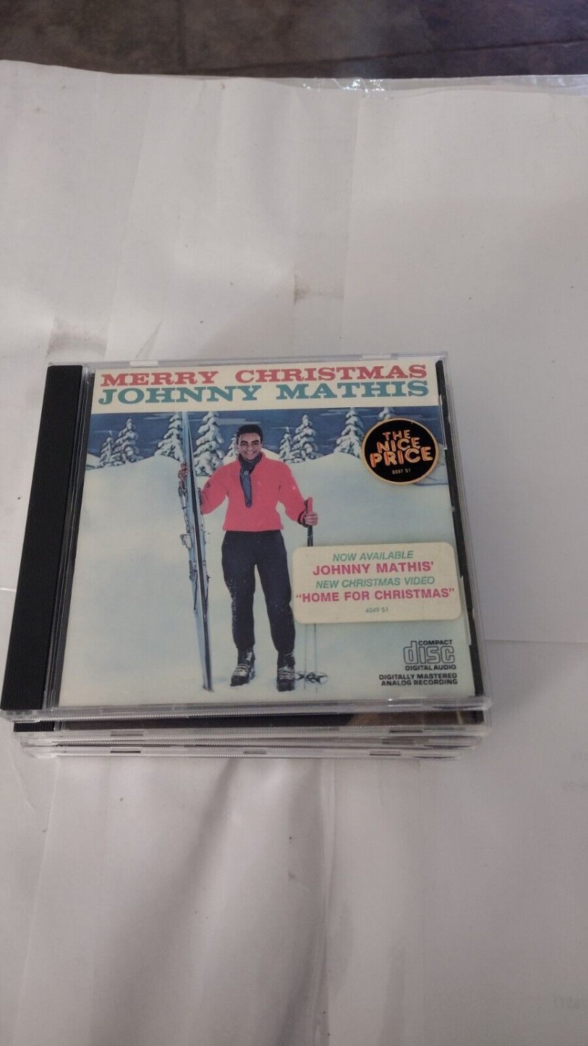 Merry Christmas by Johnny Mathis (CD, Oct-1984, Columbia (USA))
