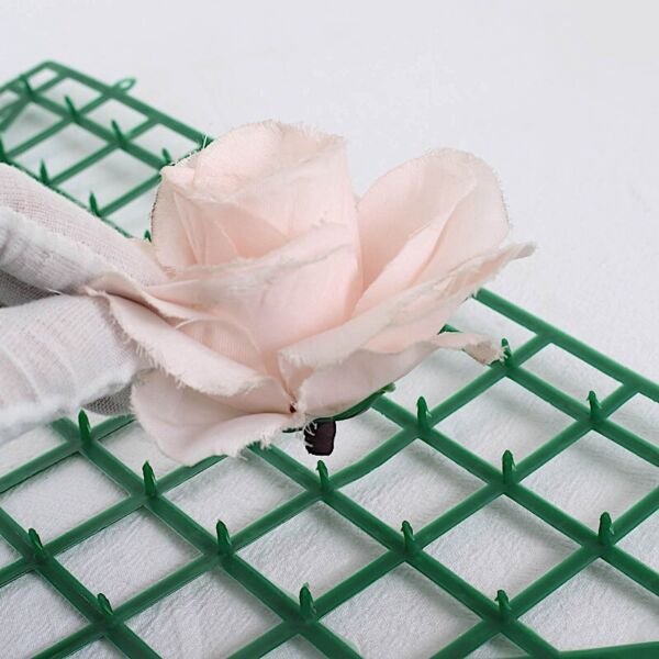 10 Dark Green 24" X 16" Plastic Mesh Grid Frames Diy Flower Wall Panels ...