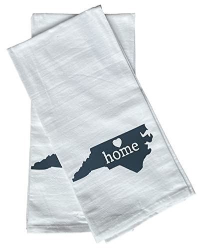 2 Pcs 100% Cotton North Carolina State Flour Sack Printed Kitchen ...