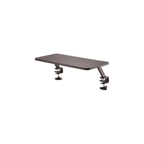 StarTech 25.6"" Monitor Riser Clamp-on Shelf for Desk Black MNRISERCLMP